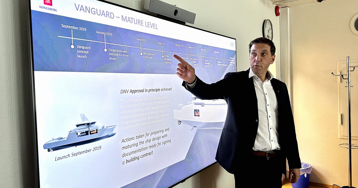 KONGSBERG unveils Vanguard – a game changer in naval operations | Norsk ...