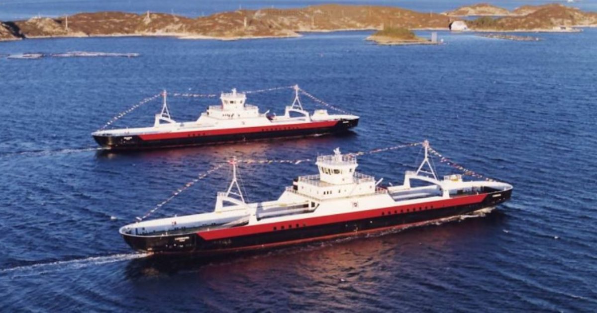 Havyard skal bygge disse to fergene om til hybriddrift | NETT NO